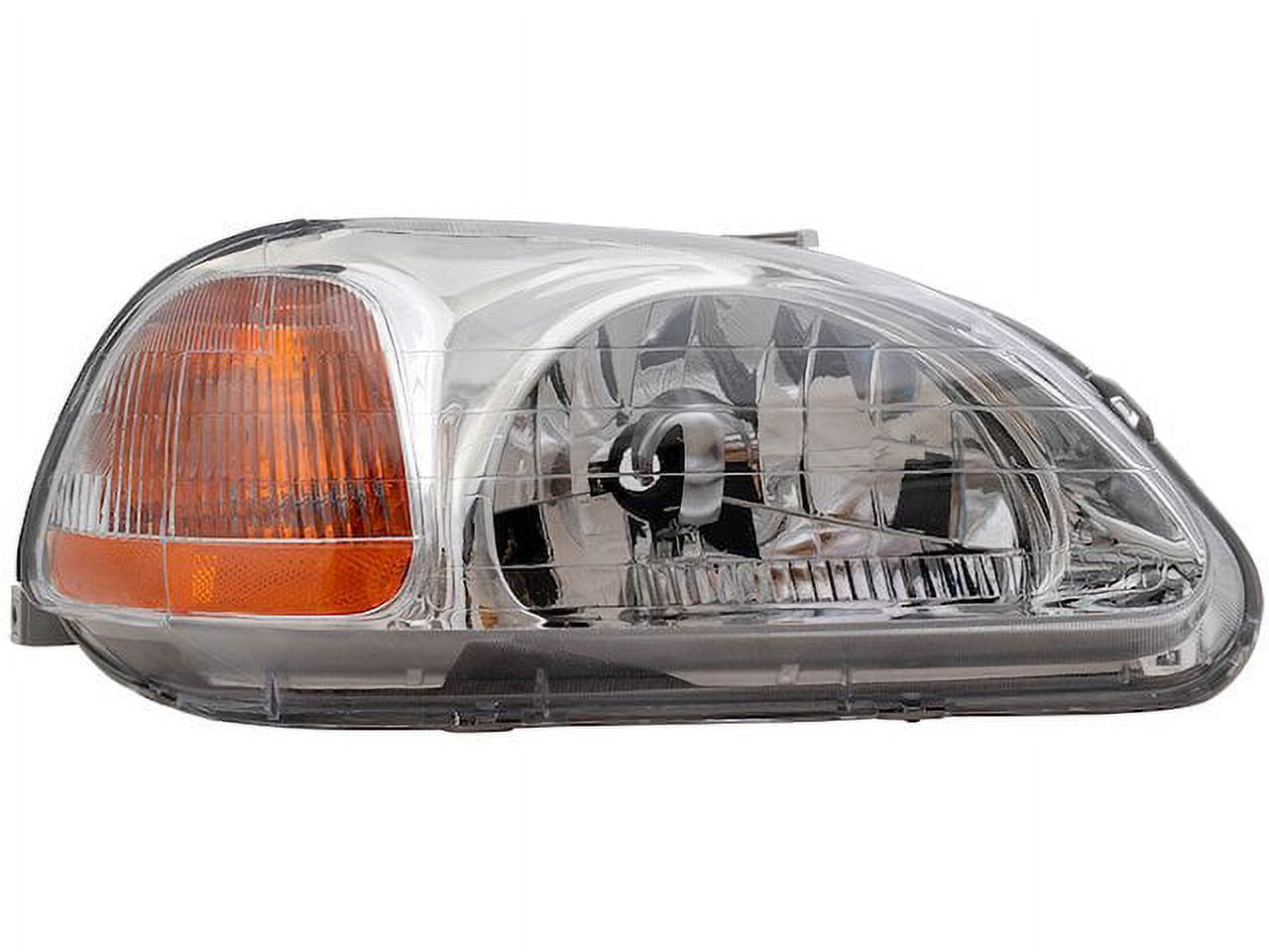 Right Headlight Assembly - Compatible with 1996 - 1998 Honda Civic 1997 ...