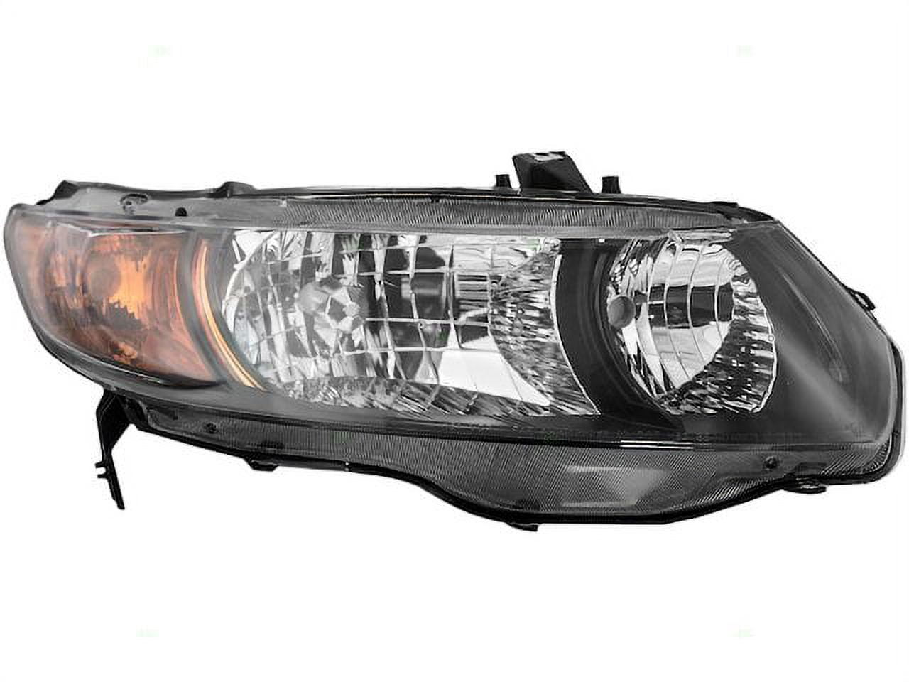 Right Headlight Assembly - Compatible with 2006 - 2011 Honda Civic ...