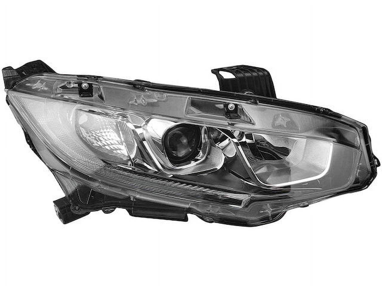 Right Headlight Assembly - Compatible with 2016 - 2020 Honda Civic ...