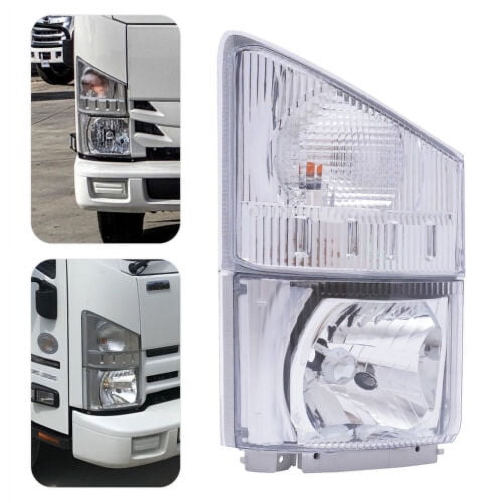 Right Headlight+Corner Lamp for ISUZU NPR NPR-HD NQR NRR 2008-2020 ...