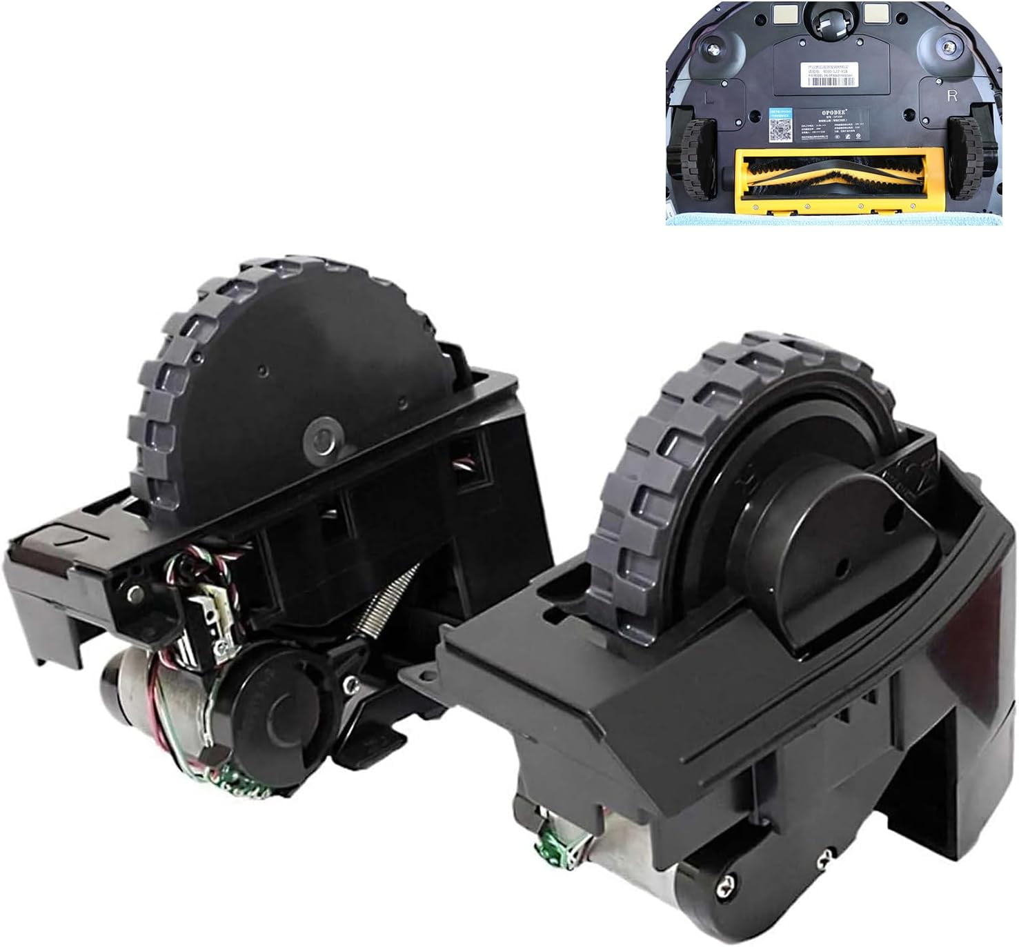 Right Left Drive Wheel Assembly Module(2 Pcs), Robot Vacuum Cleaner ...