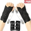 Mueller Reversible Wrist Brace with Splint, Black, One Size Fits Most ...