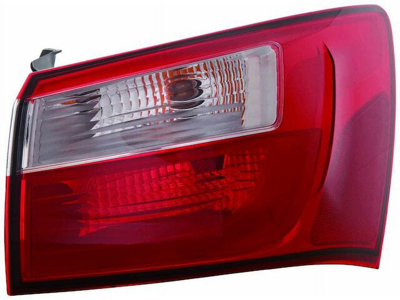 Kia Rio Sedan Right Outer Tail Light Assembly - Compatible with 2012 ...