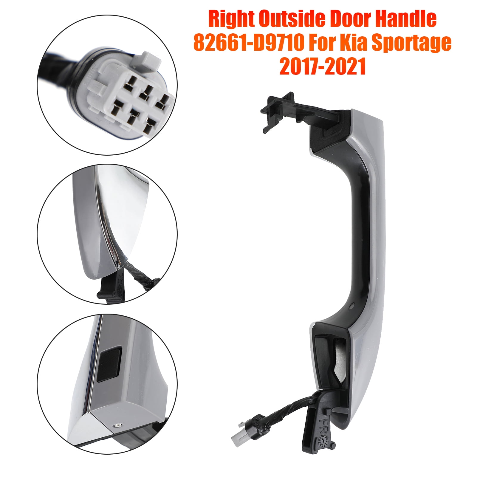 Right Outside Door Handle 82661-D9710 For Kia Sportage 2017-2021 ...