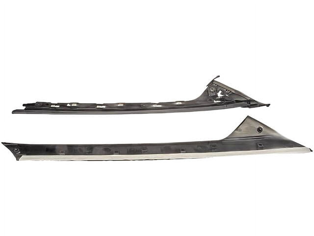 Right Passenger Side Body Windshield A-Pillar Trim Panel Set - Black ...