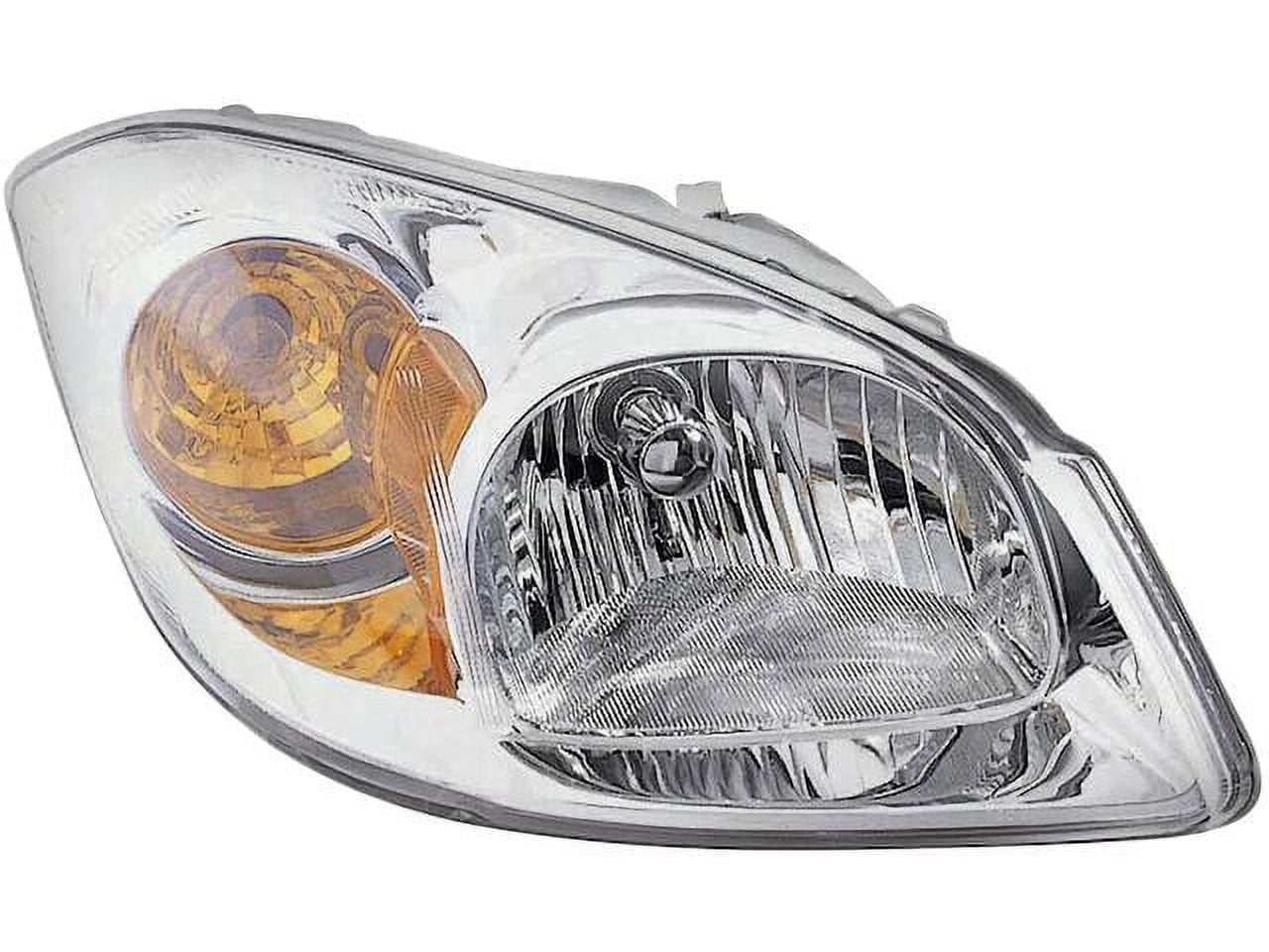 Right Passenger Side Headlight Assembly - Clear Bulb with Amber Covered ...