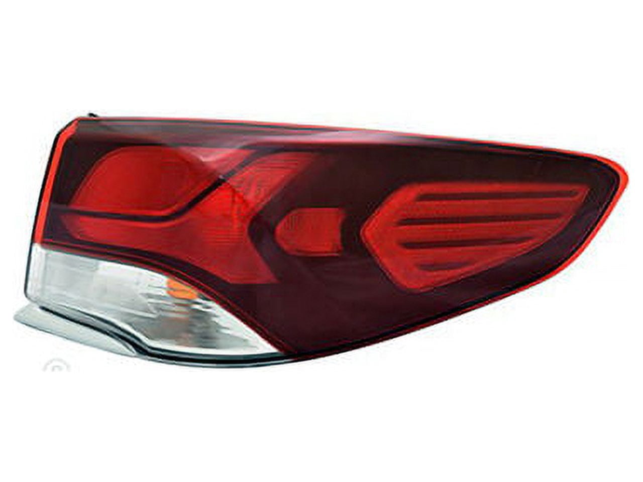 Right Passenger Side Outer Tail Light Assembly - Compatible with 2018 ...