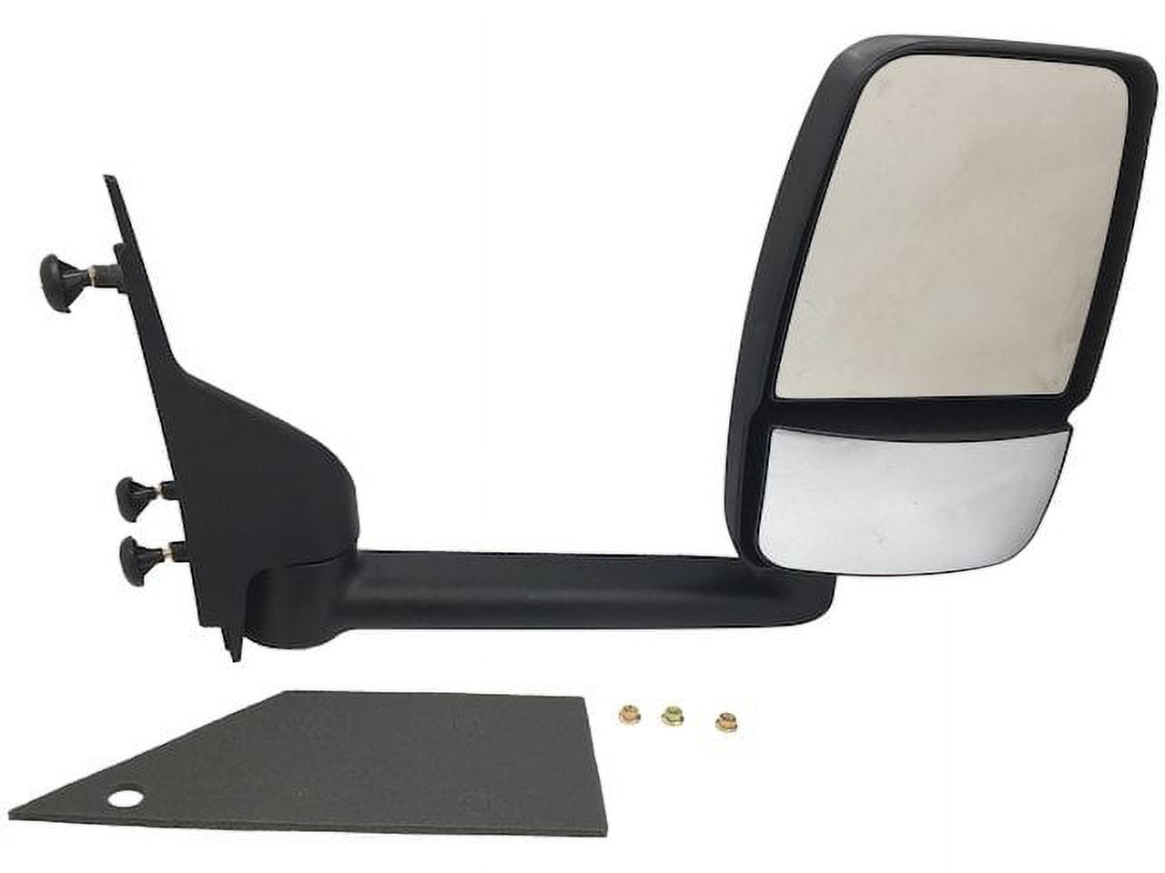 Right Passenger Side Tow Mirror - Black - Manual Folding - Manual ...
