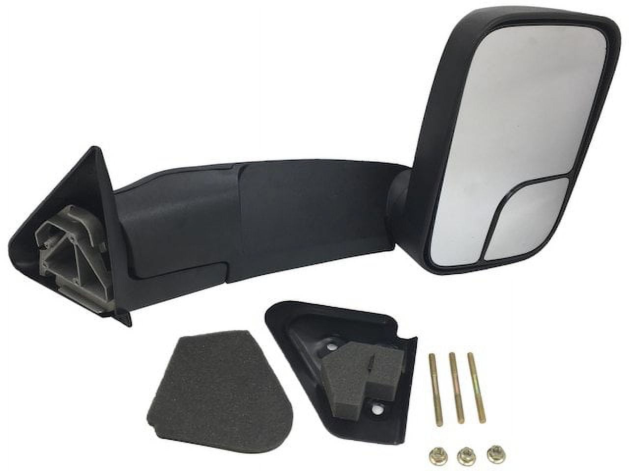 Right Passenger Side Tow Mirror, Flip-Up, Manual Folding, Textured ...