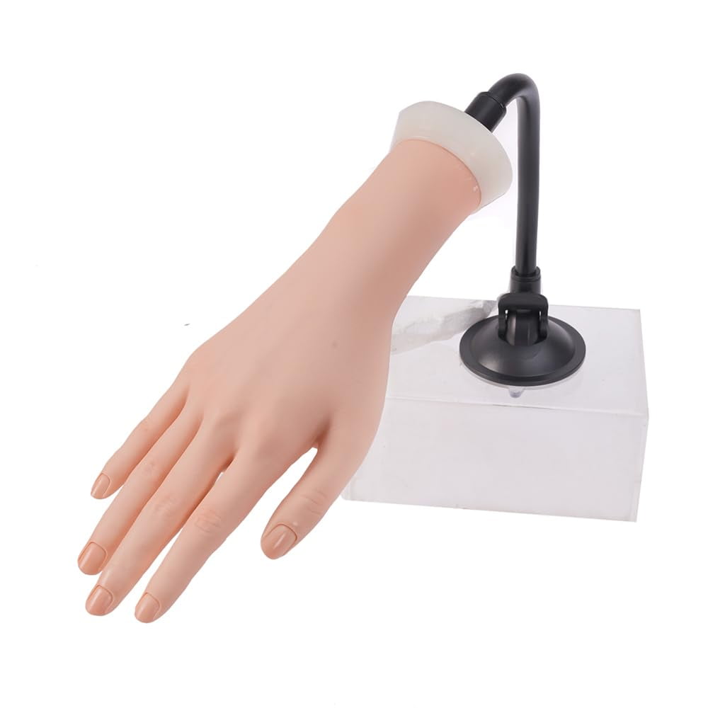 Right Practice Hand for Acrylic Nails With Holder, Mannequin Hand for ...