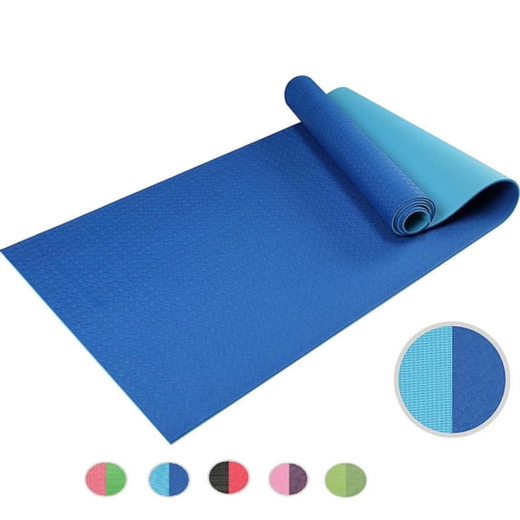 Right Punch 1-Inch Extra Thick Fitness Mat with Non-Slip Surface and ...