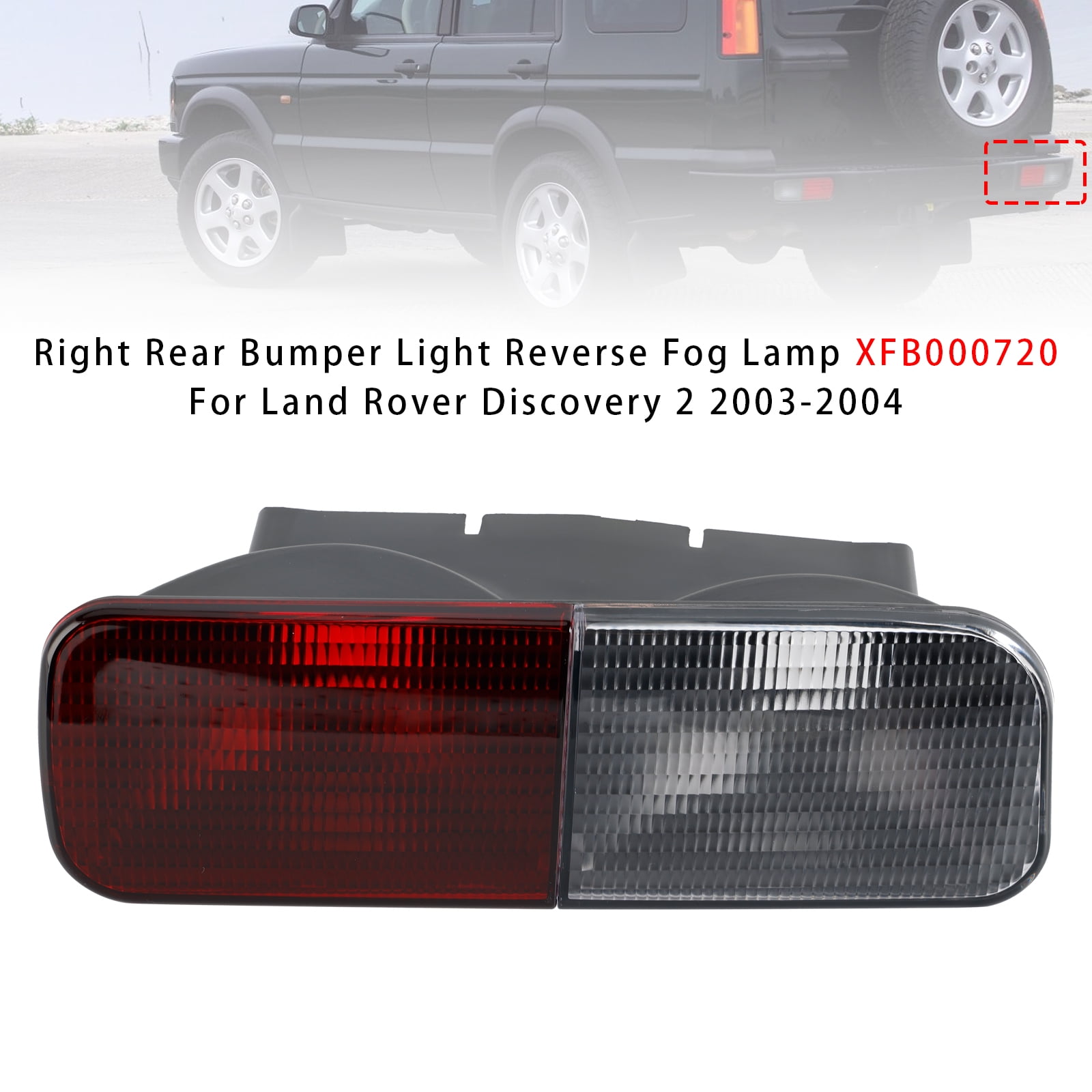 Right Rear Bumper Light Reverse Fog Lamp For Land Rover Discovery 2 ...