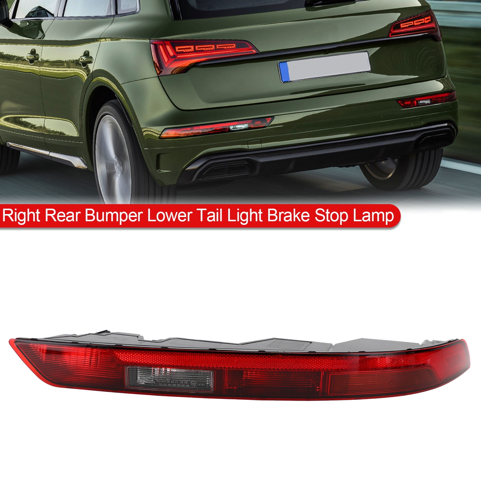 Right Rear Bumper Lower Tail Light Brake Stop Lamp For Audi Q5 2018 ...