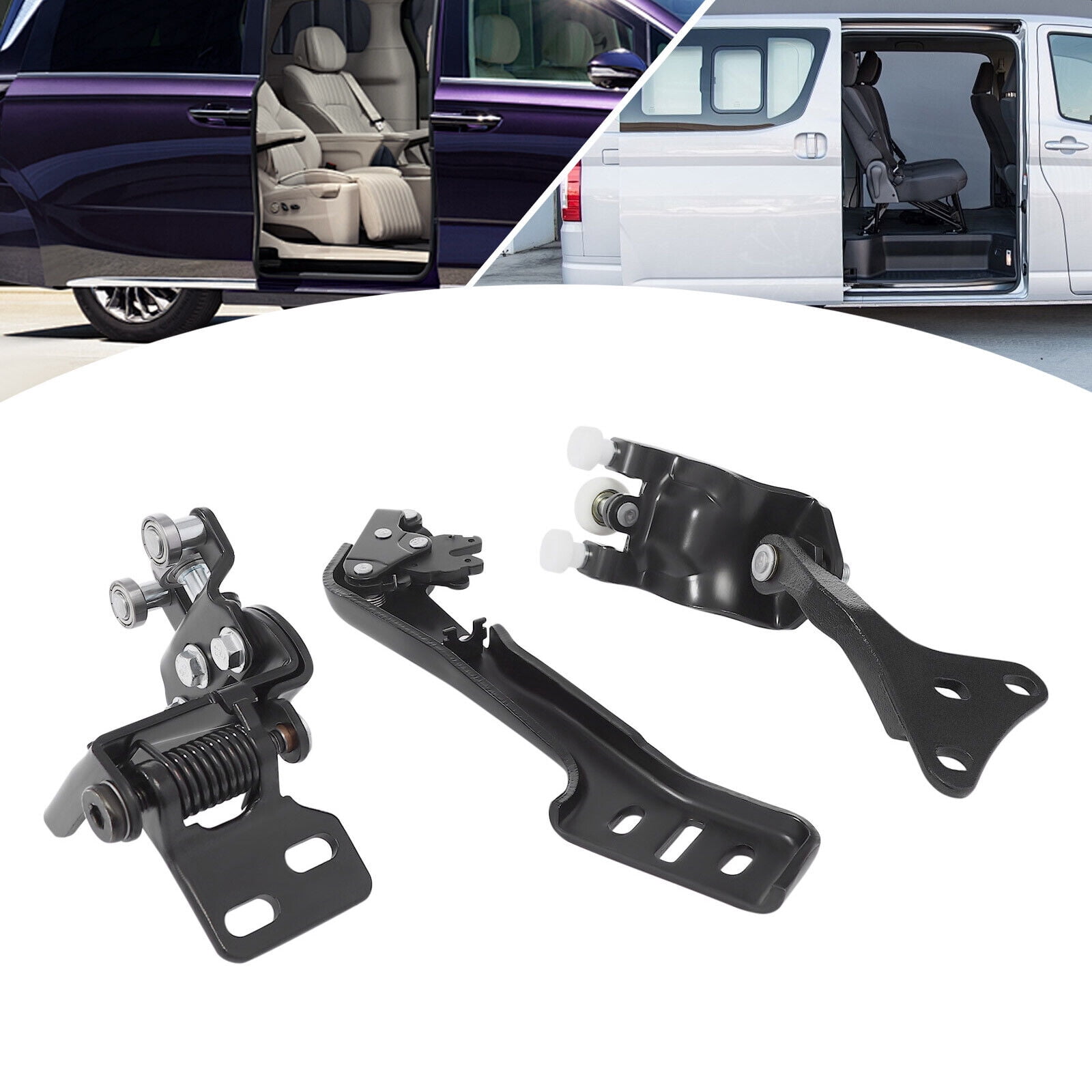 Right Side Cargo Sliding Door Roller Hinge Upper Middle Lower Set Car ...