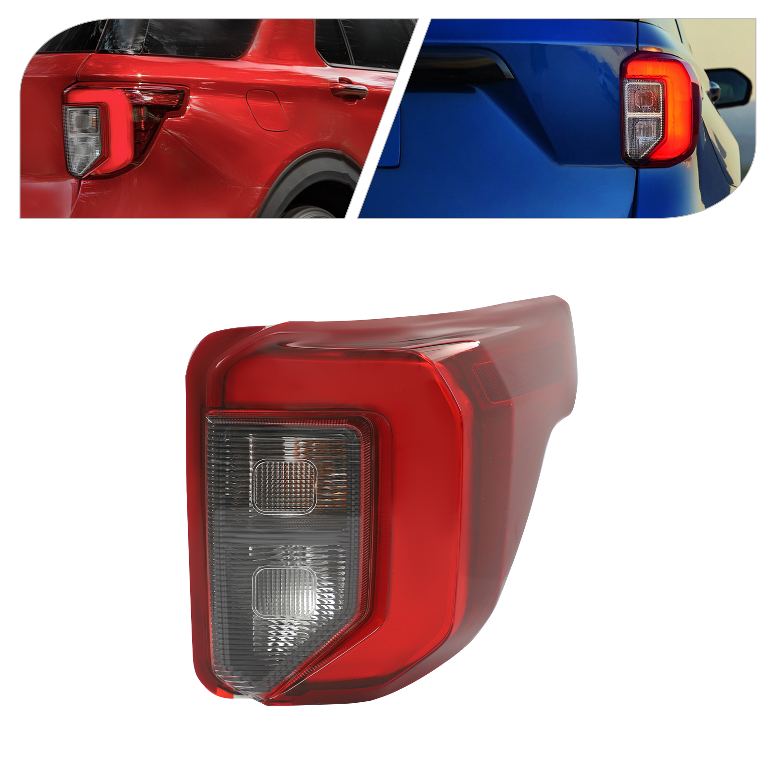 Right Side LED Tail Light for 2020-2024 Ford Explorer ST/ST-Line ...