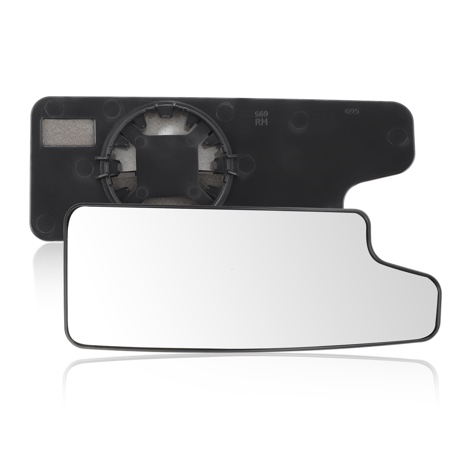 Right Side Lower Mirror Glass for Chevy Silverado & for GMC Sierra 1500 ...