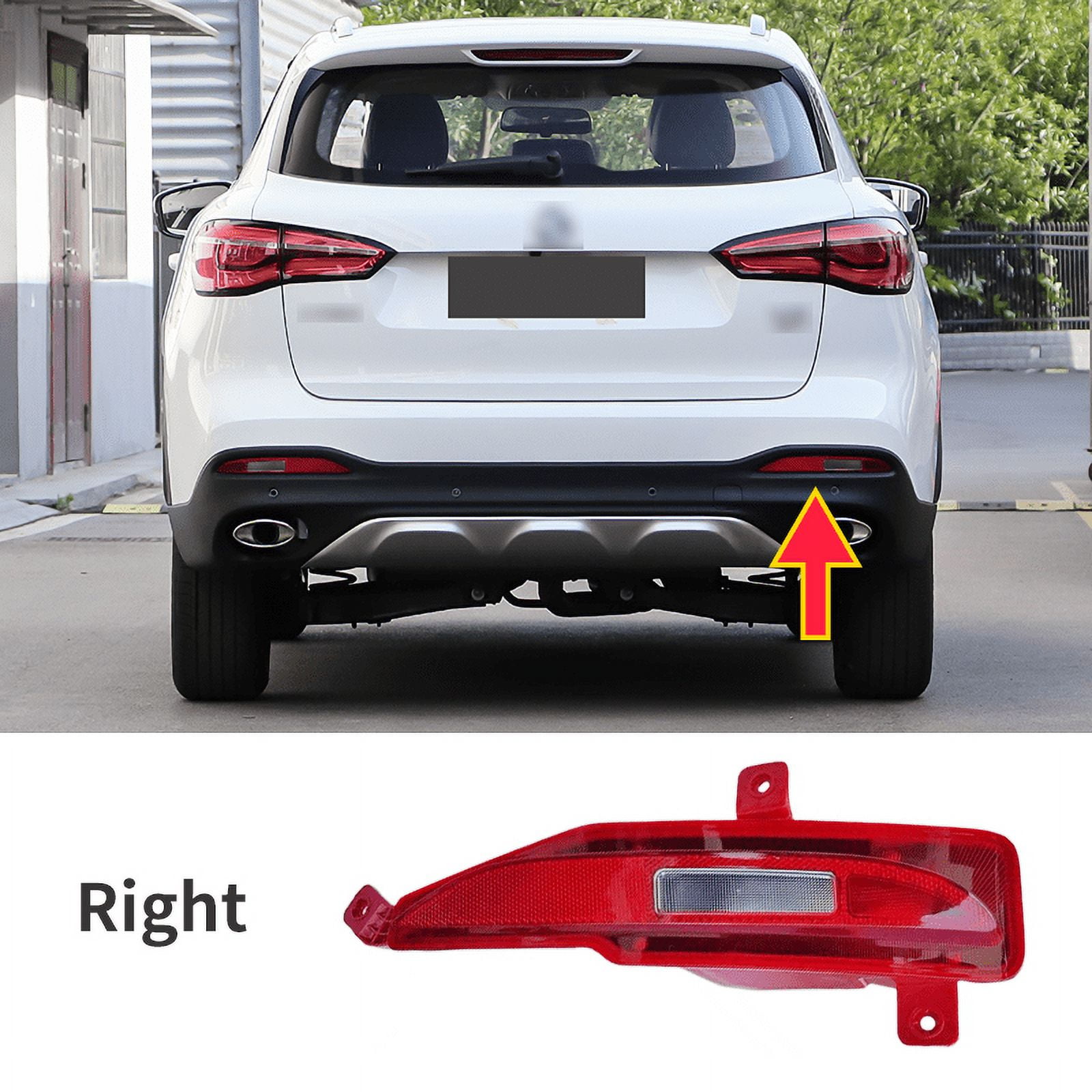 Right Side-Side Rear Bumper Reflector, Rear Fog Light, Auto Motor Parts ...