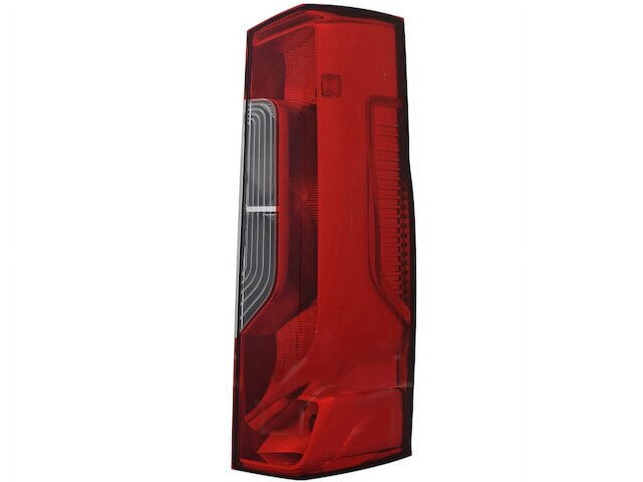 TYC Right Tail Light Assembly, Halogen Bulbs, Red Clear Lens, Fits 2019 ...