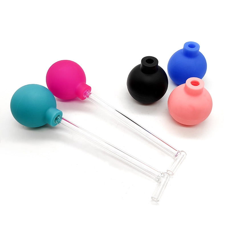 Right angle glass tube oral care tonsil stone extractor manual oral ...