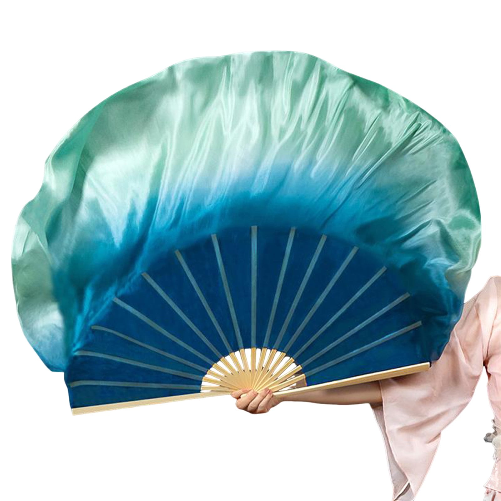 Right hand Belly Dance Silk Fans for Women Belly Dance Show Props ...