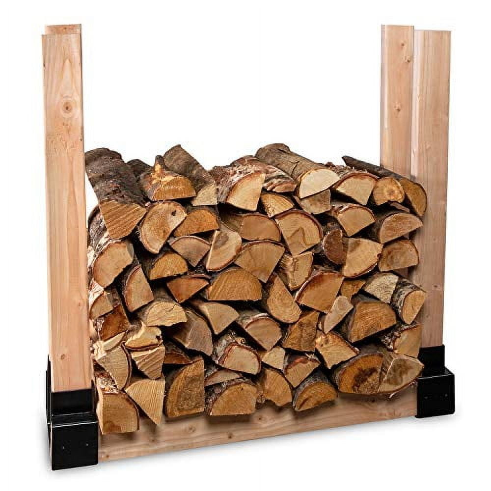 RightHand Adjustable Firewood Storage Bracket Kit – Sturdy Rack Holds ...