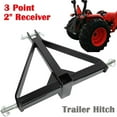 RightOn Heavy Duty 3 Point 2 Inch Receiver Drawbar Hitch Adapter ...