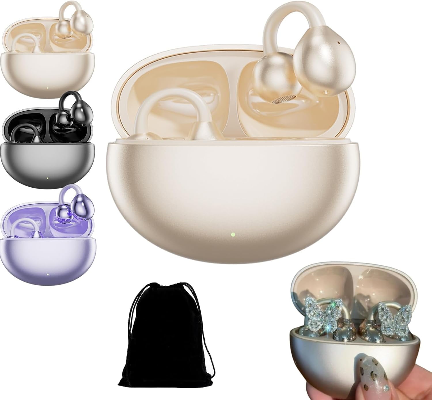 Rightfavour Earphone Wireless Bluetooth, Ai Translation Wireless Bluetooth Earphones ...