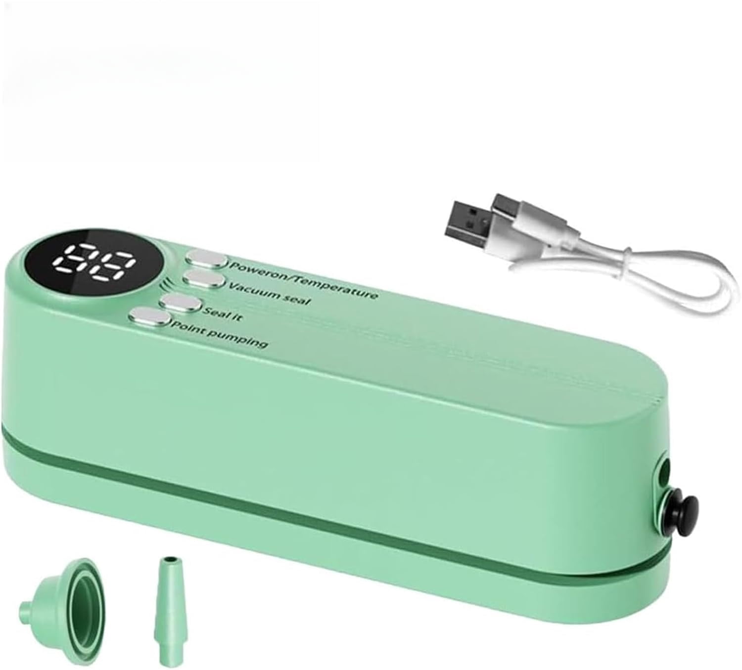 Rightfavour Mini Vacuum Sealer Wireless Portable | Mini Cordless Vacuum ...