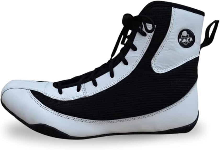 Rightpunch Professional Boxing Shoes - Lightweight, High-Traction ...