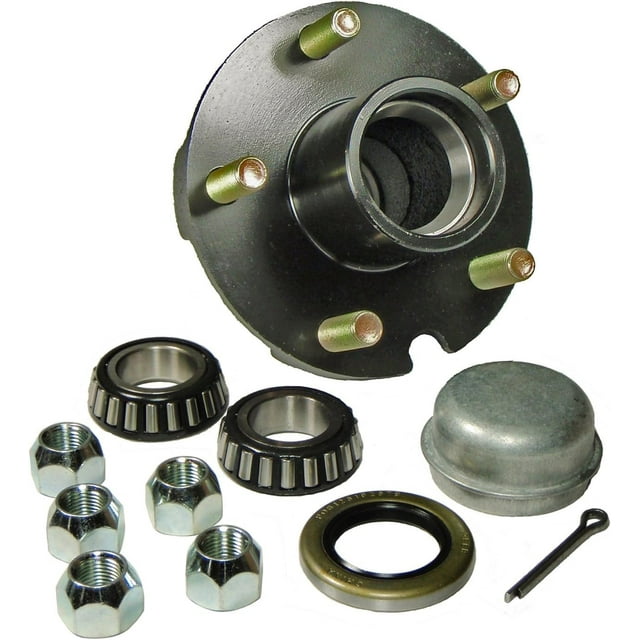 Rigid Hitch Pre-Greased Trailer Hub Kit (RHI-150-PG) 5 Bolt on 4-1/2 ...