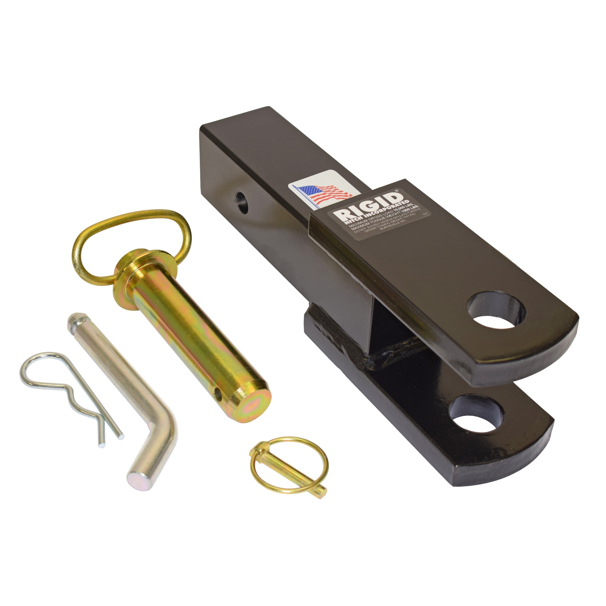 Rigid Hitch (RHC-10) Clevis Ball Mount For 2-1/2 Inch Receivers - Made In U.S.A. - Walmart.com