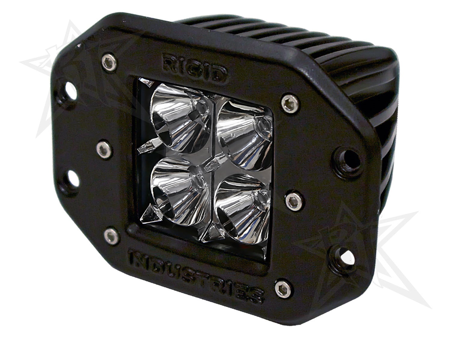 Rigid Industries 21111 D-Series Dually 20 Deg. Flood LED Light ...