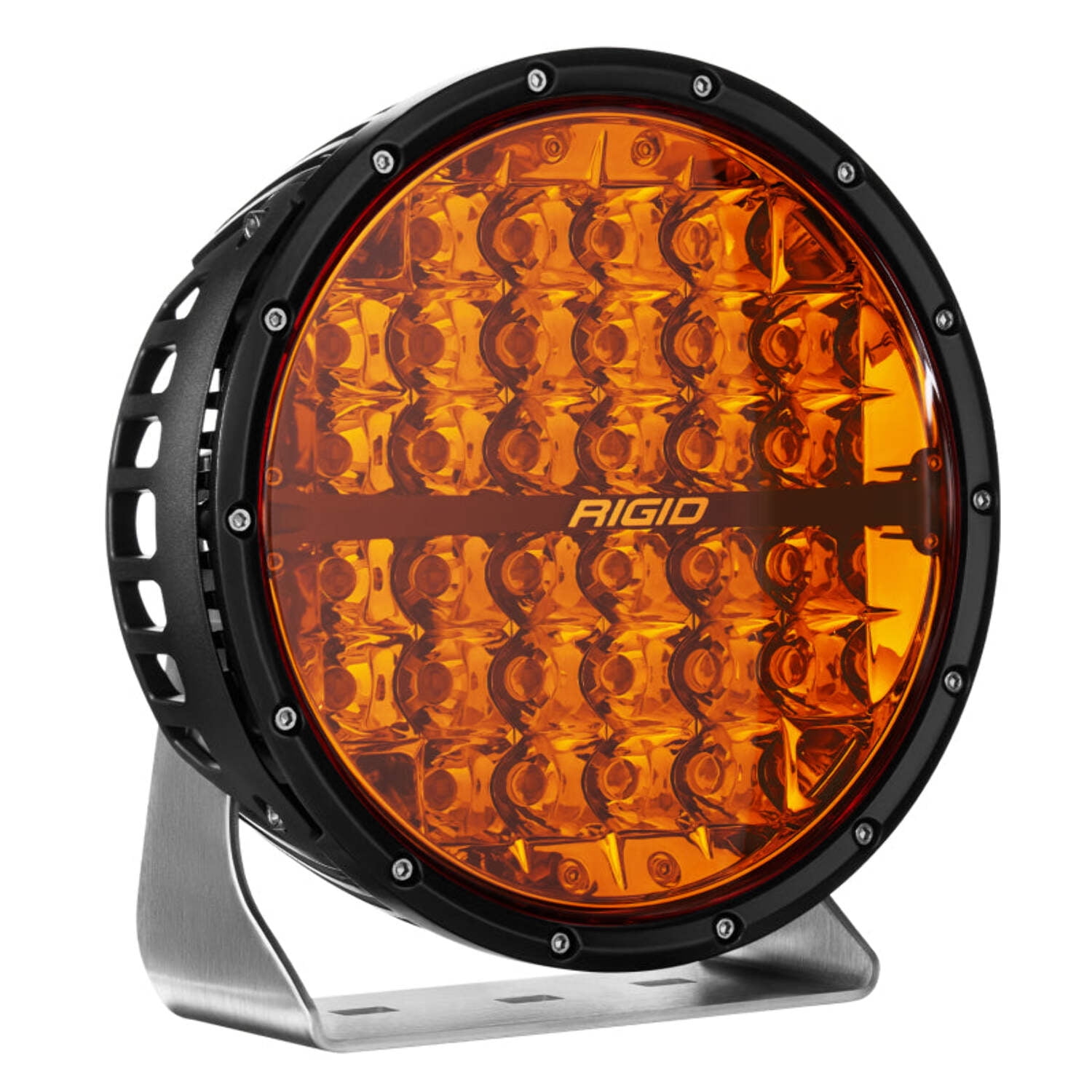 Rigid Industries 360-Series 9in LED Off-Road Spot Beam - Amber ...