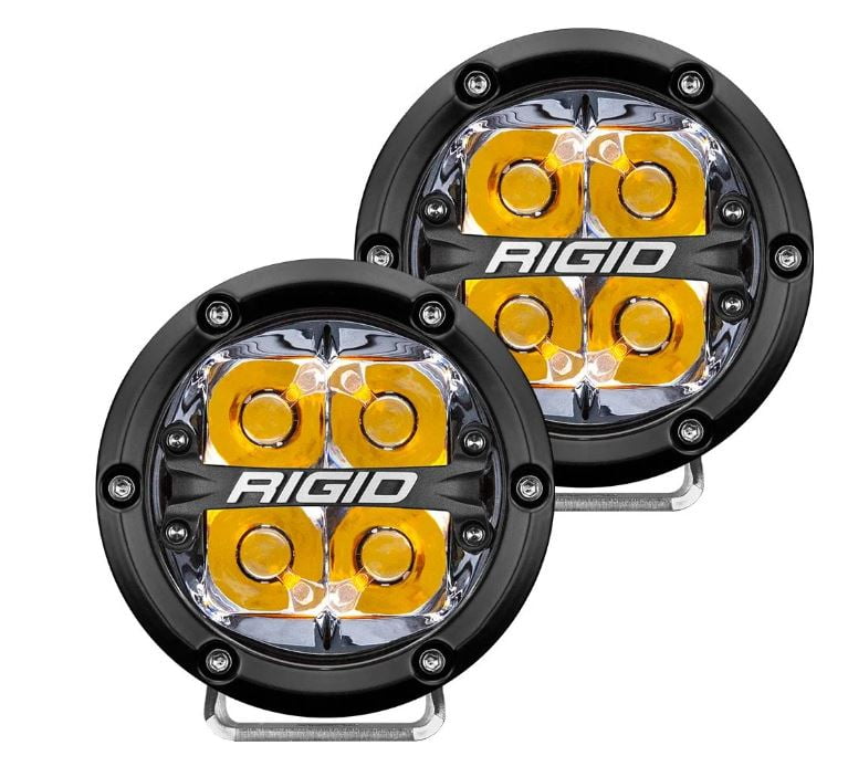 Rigid Industries 36114 360-series 4" Led Off-road Spot Beam W/amber ...