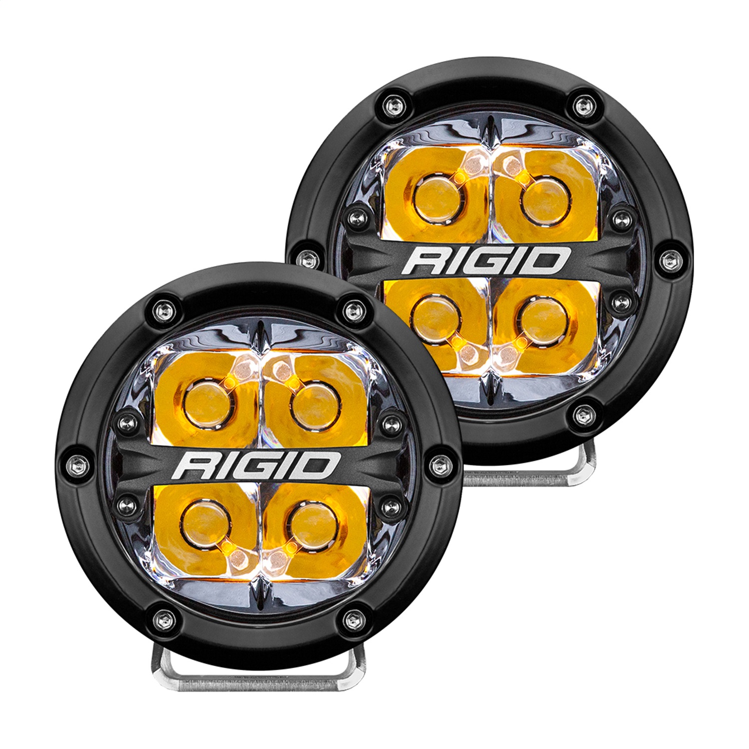 Rigid Industries 36114 360-series 4" Led Off-road Spot Beam W/amber ...