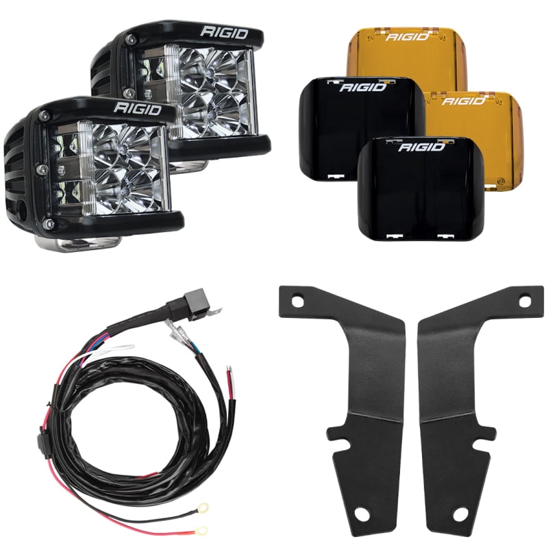 Rigid Industries 46703 A Pillar D Ss Series Light Mount Kit Fits 10 20 ...