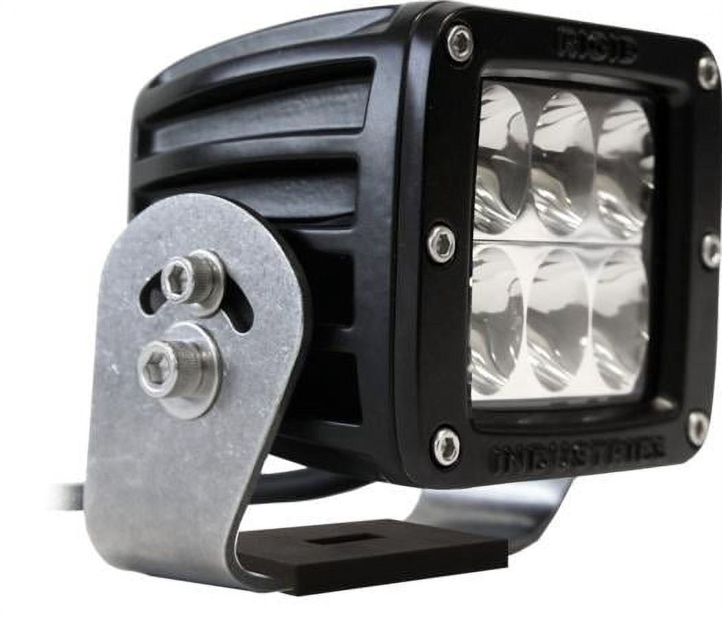 Rigid Industries Dually HD Spot LED Light Black Amber - Walmart.com