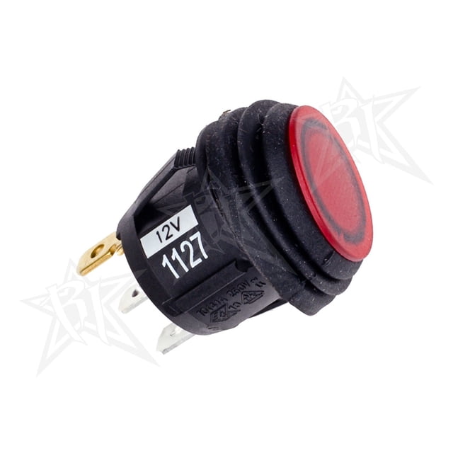 Rigid Industries Lighted Rocker Switch in Red - Walmart Business Supplies