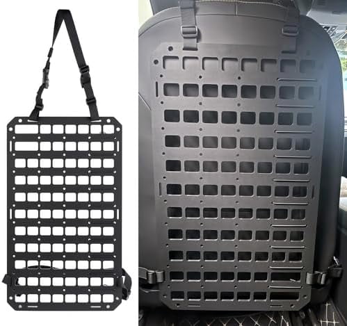 Rigid MOLLE Panel for Car Seat Back Organizer Vehicle EDC Tactical Gear ...