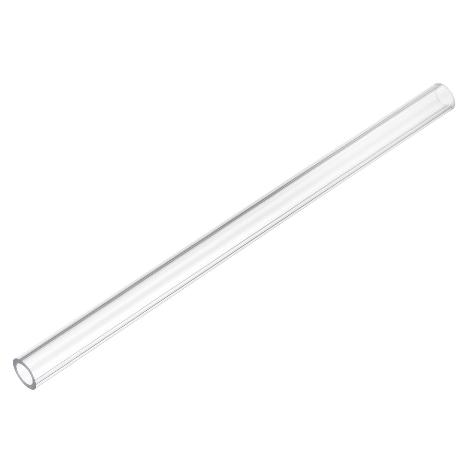 Rigid Round Clear Tubing 12mm(1/2") ID x 18mm(0.7") OD x 1Ft(305mm ...