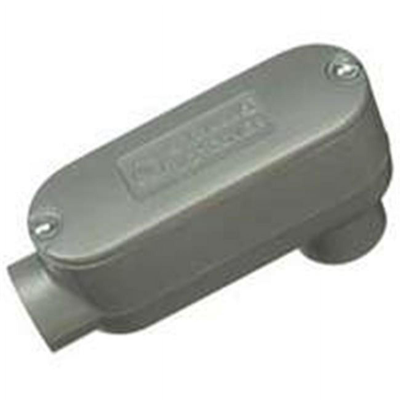 Rigid Threaded Conduit Body With Cover And Gasket, 2-1/2" Lb, Aluminum ...