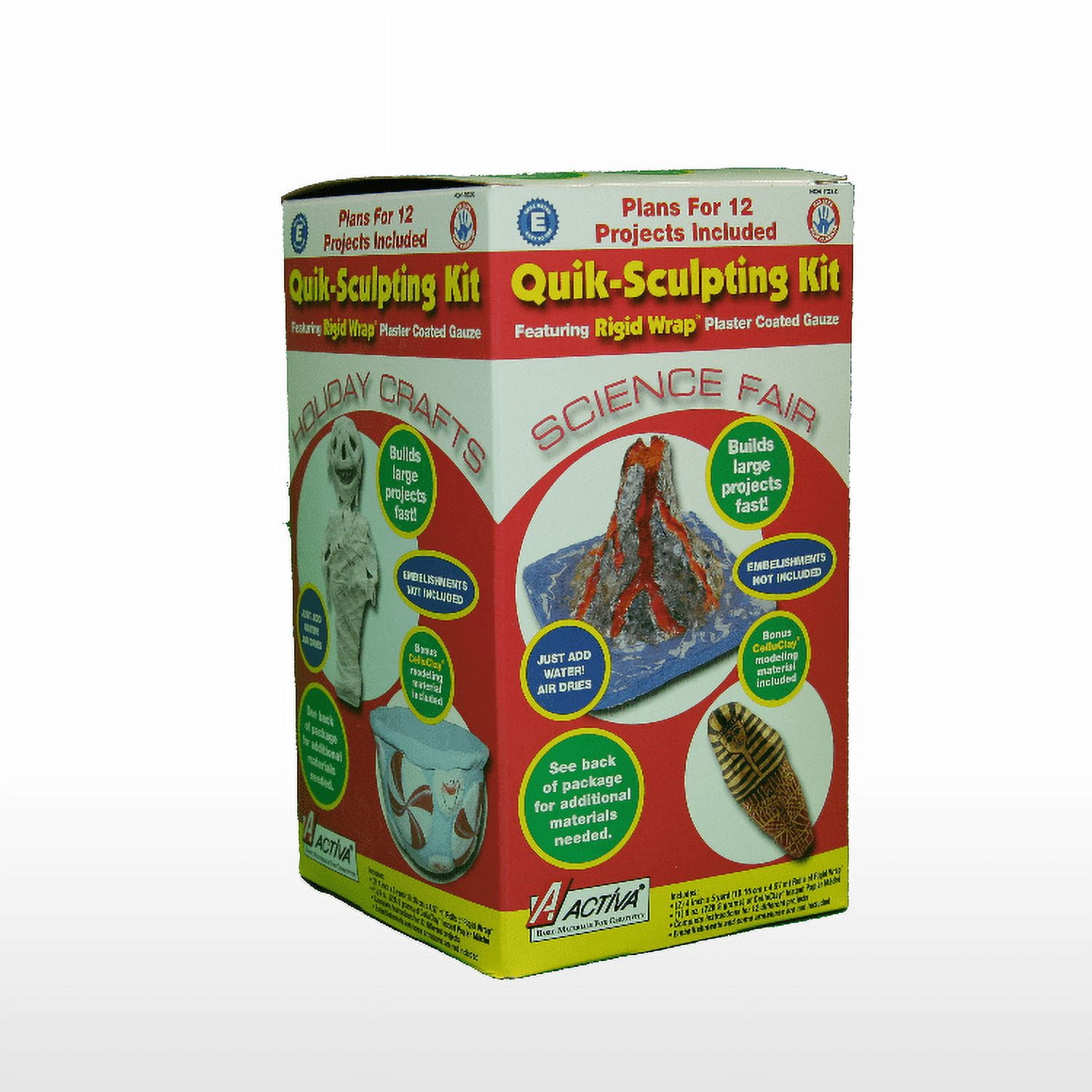 Rigid Wrap and CelluClay Quik Sculpt Starter Kit - Walmart.com