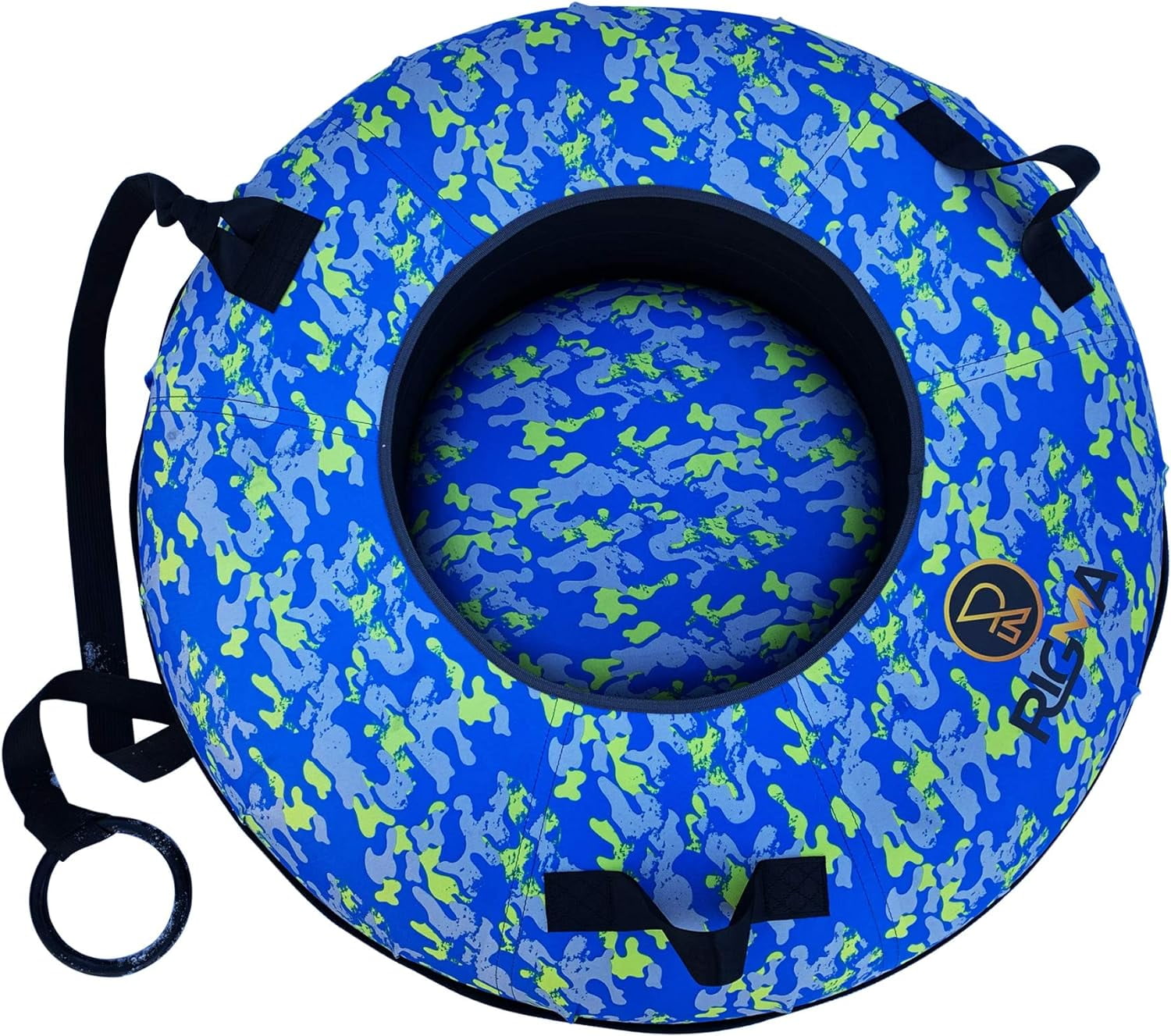 Rigma Snow Tube - Heavy Duty Snow Sleds | Hard Plastic Bottom, High ...