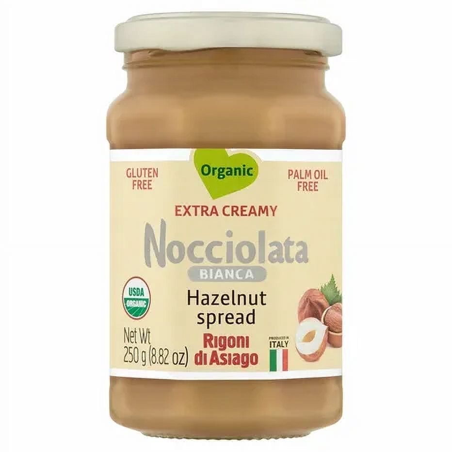 Rigoni di Asiago Nocciolata Organic Hazelnut Spread Bianca - 8.82 oz ...