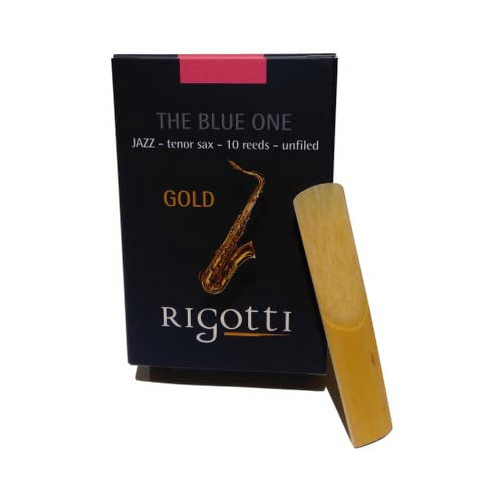Rigotti RG.JST Gold Jazz Tenor Saxophone Reeds - 2.5 Medium (10-pack ...