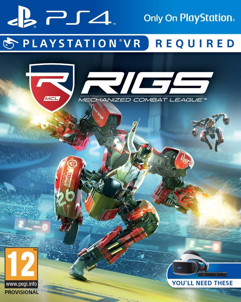 Rigs: Mechanized Combat League For Playstation 4 \(Game Disc ...