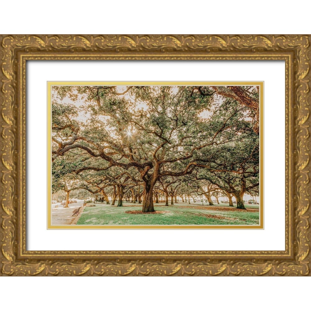 Rigsby, Jennifer 32x23 Gold Ornate Wood Framed with Double Matting ...