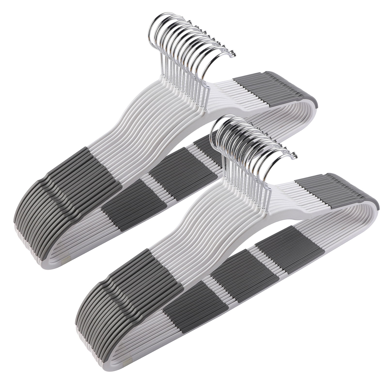 Riguas 10Pcs Clothes Hanger Anti-slip Traceless Space Saving Strong ...