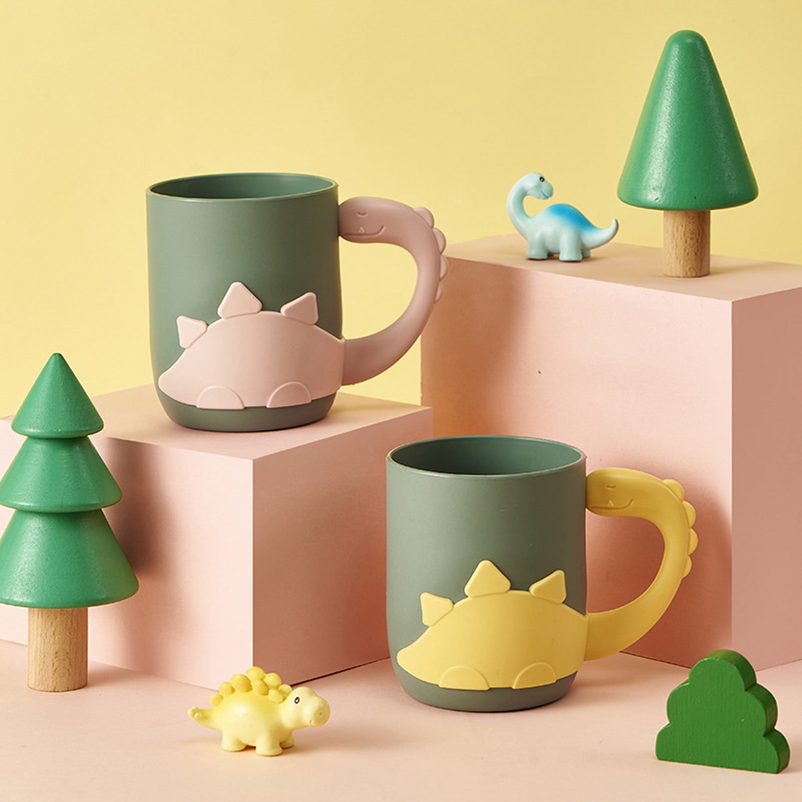 Riguas 450ml Mouthwash Cup with Handle Wide Mouth Mouthwash Brushing ...