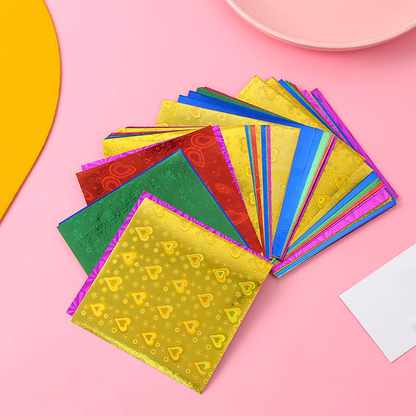 Riguas 50Pcs Colorful Square Origami Paper Mixing Set Handmade Paper ...